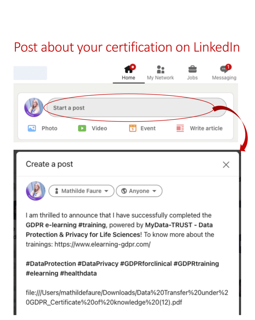 You can know add GDPR Elearning to your linkedin certification